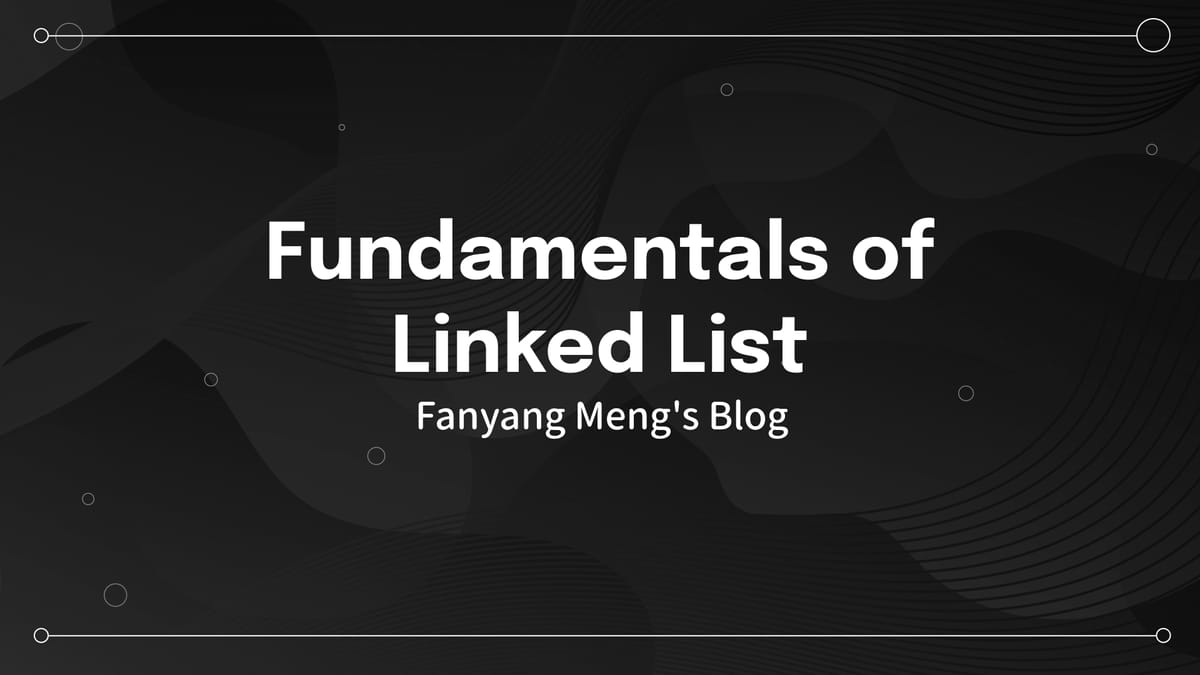 Fundamentals of Linked List