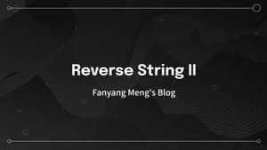 541. Reverse String II